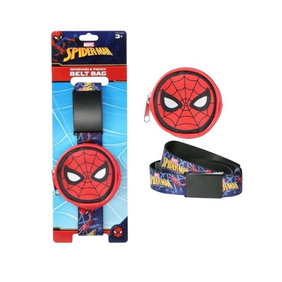 Marvel | Accessories | Marvel Red And Black Spiderman Belt With ...